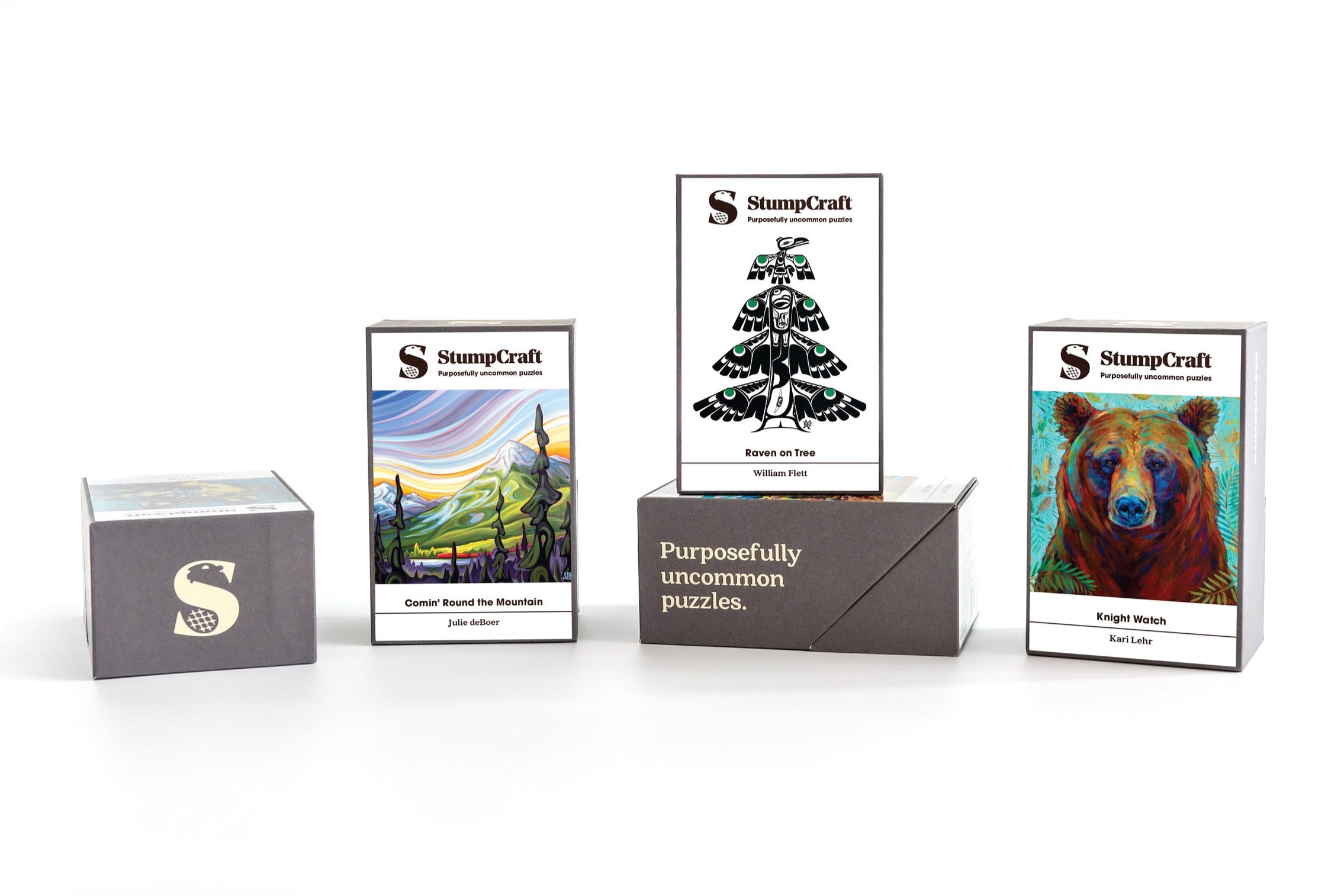 2022 1st Flight of Mini Puzzles | StumpCraft Wooden Puzzles