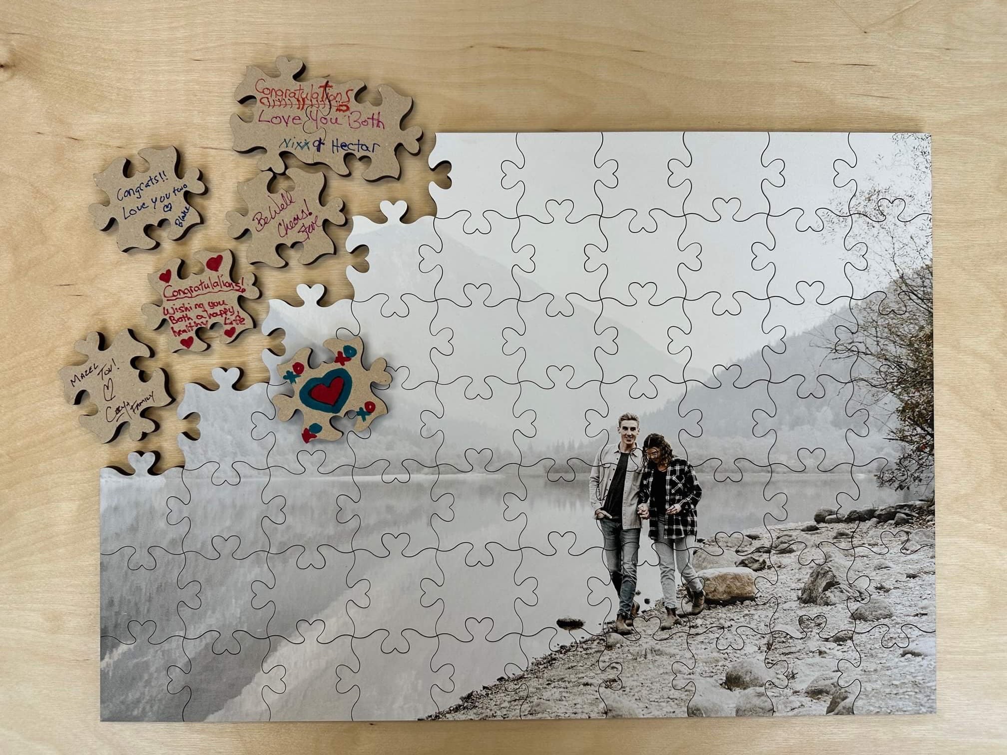 Special Event & Wedding Guestbook Puzzle | StumpCraft Puzzle