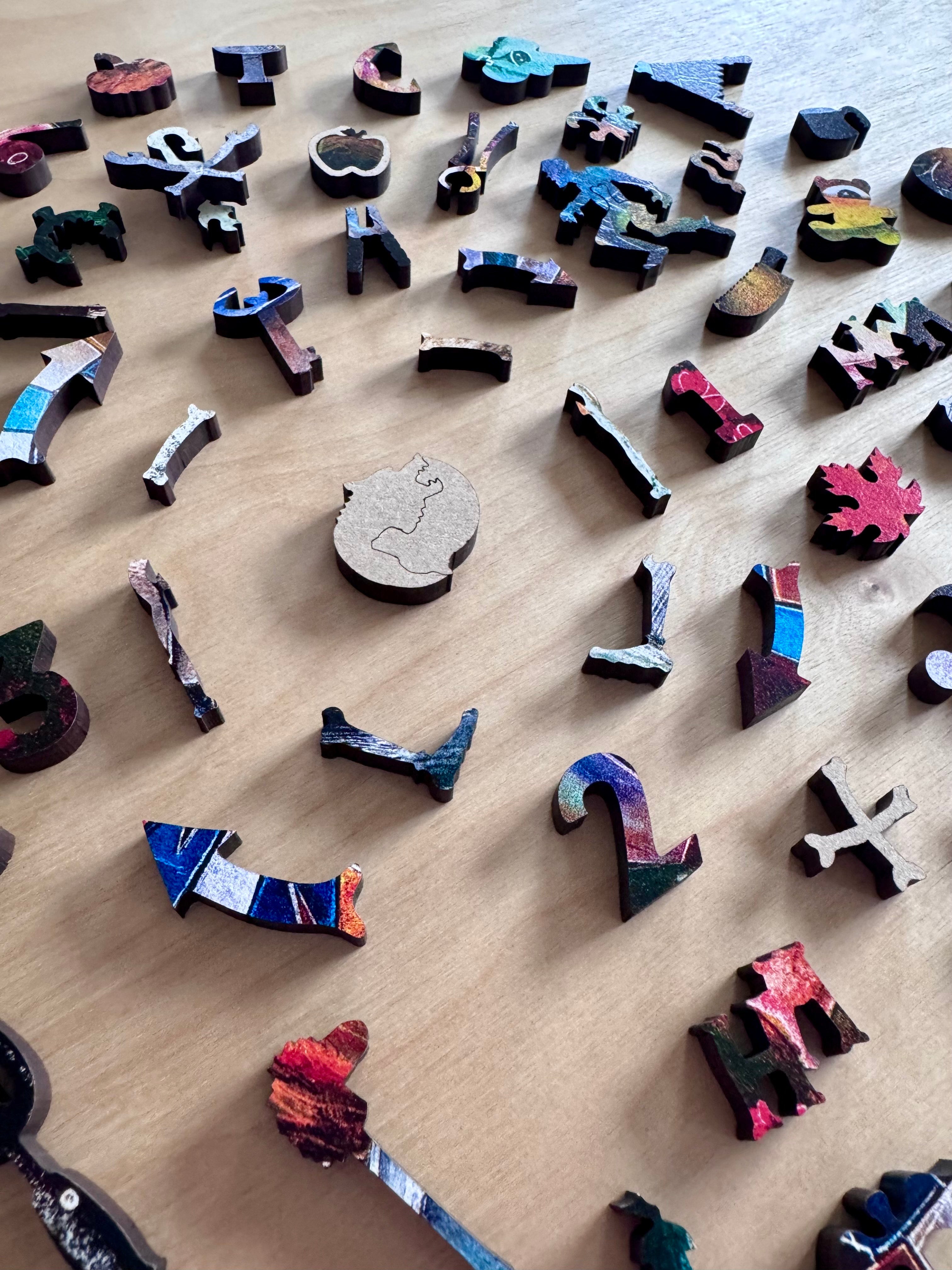 Monsterpiece Mashup by Jason Panda | StumpCraft Wooden Jigsaw Puzzle