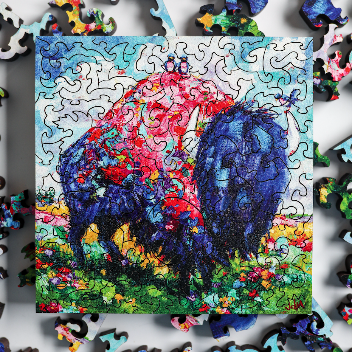 In Good Company by Jamie McCallum | StumpCraft Wooden Jigsaw Puzzle
