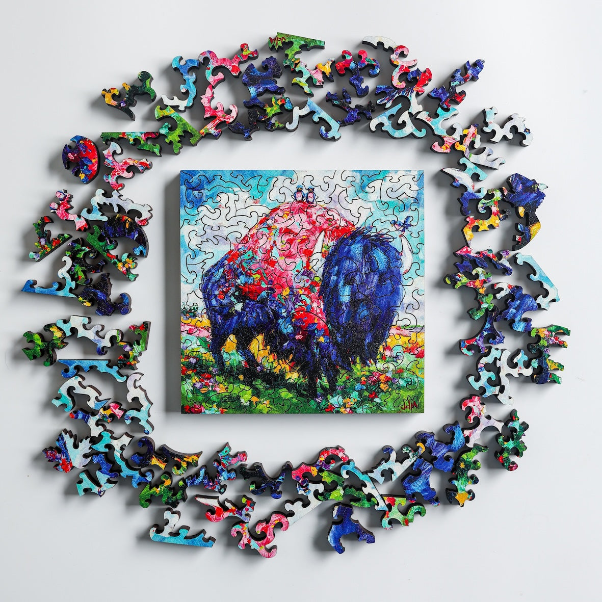 In Good Company by Jamie McCallum | StumpCraft Wooden Jigsaw Puzzle