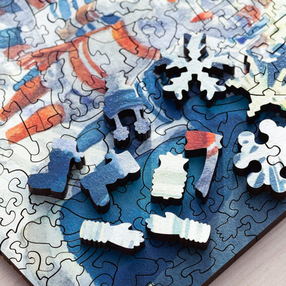 Carnival by C.W. Jefferys | StumpCraft Wooden Jigsaw Puzzle