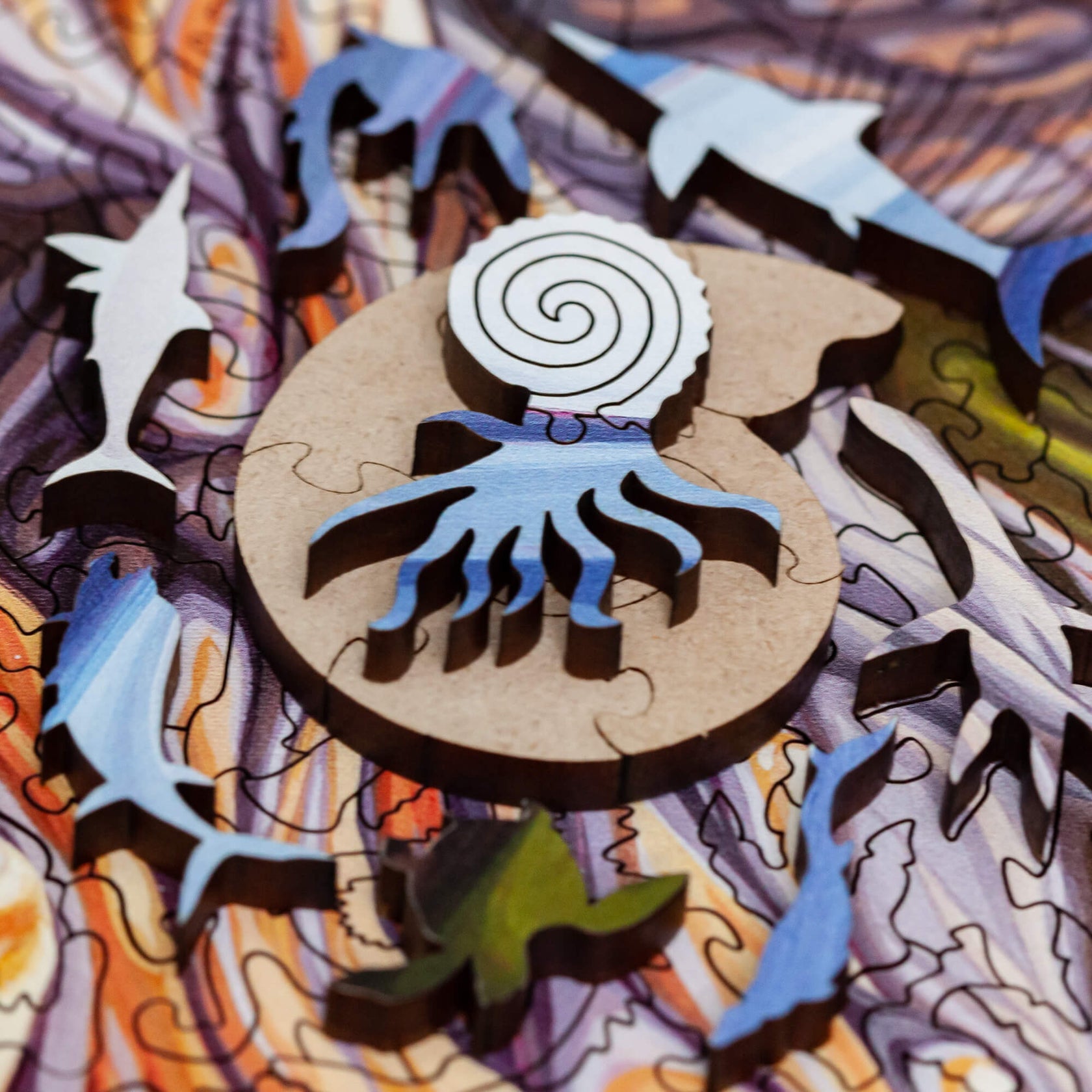 Badlands to the Bone by Julie deBoer | StumpCraft Wooden Puzzle